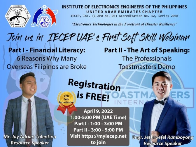 INVITATION: IECEP UAE’s 1st Soft Skill Webinar – IECEP UAE